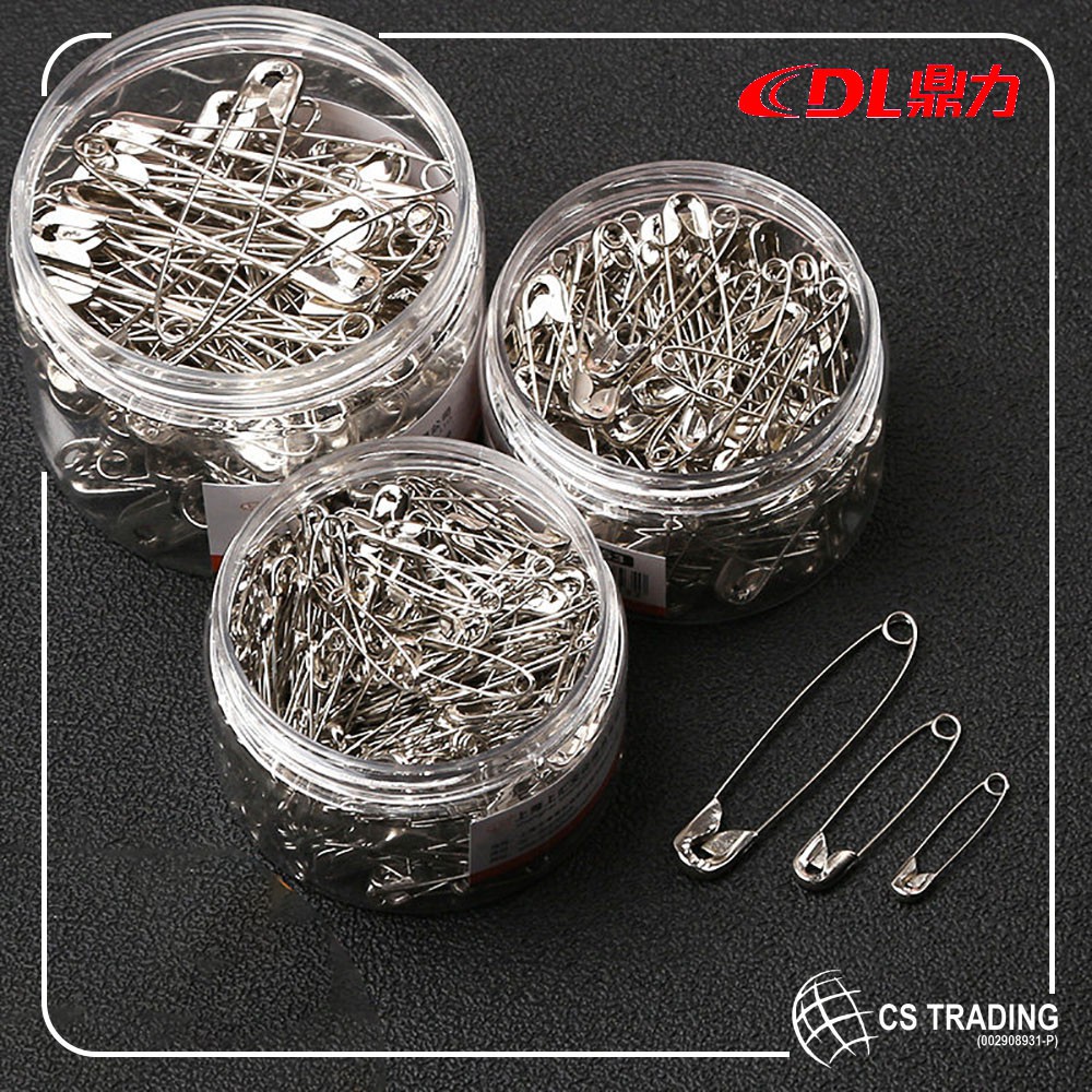 1 Box of Safety Pin 31mm, 38mm, 43mm, 50mm / Pin Keselamatan | Shopee ...