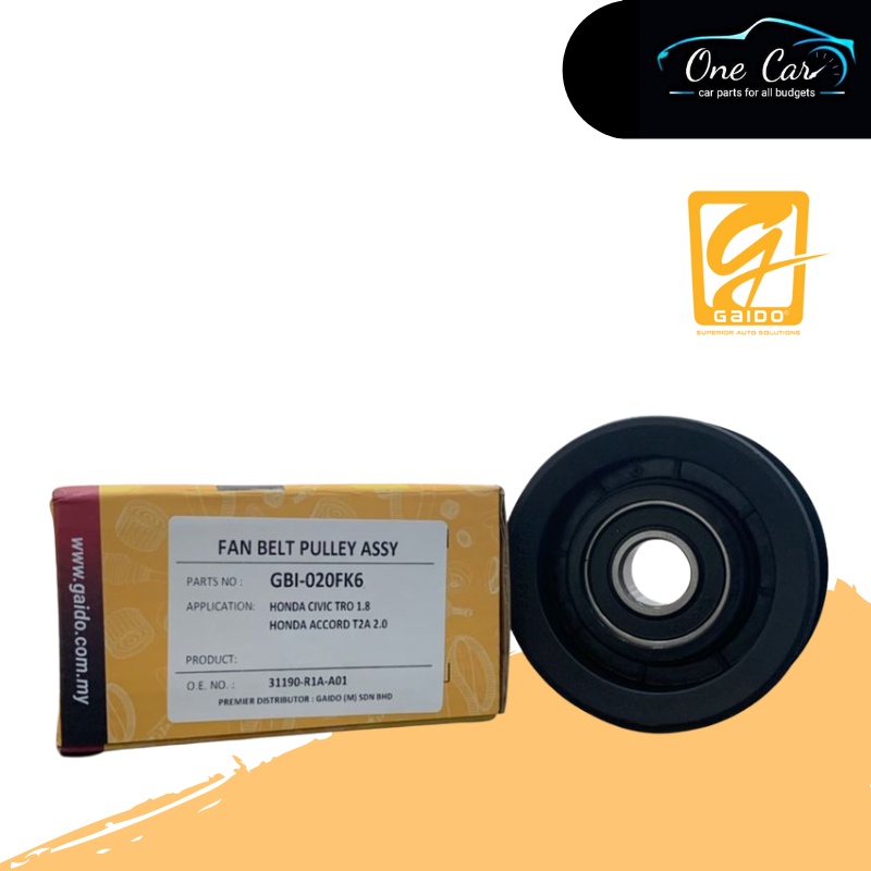 Idler Fan Belt Pulley Honda HRV T7A ,BRV ,TRO ,Civic FB/FC 1.8 ,Accord ...