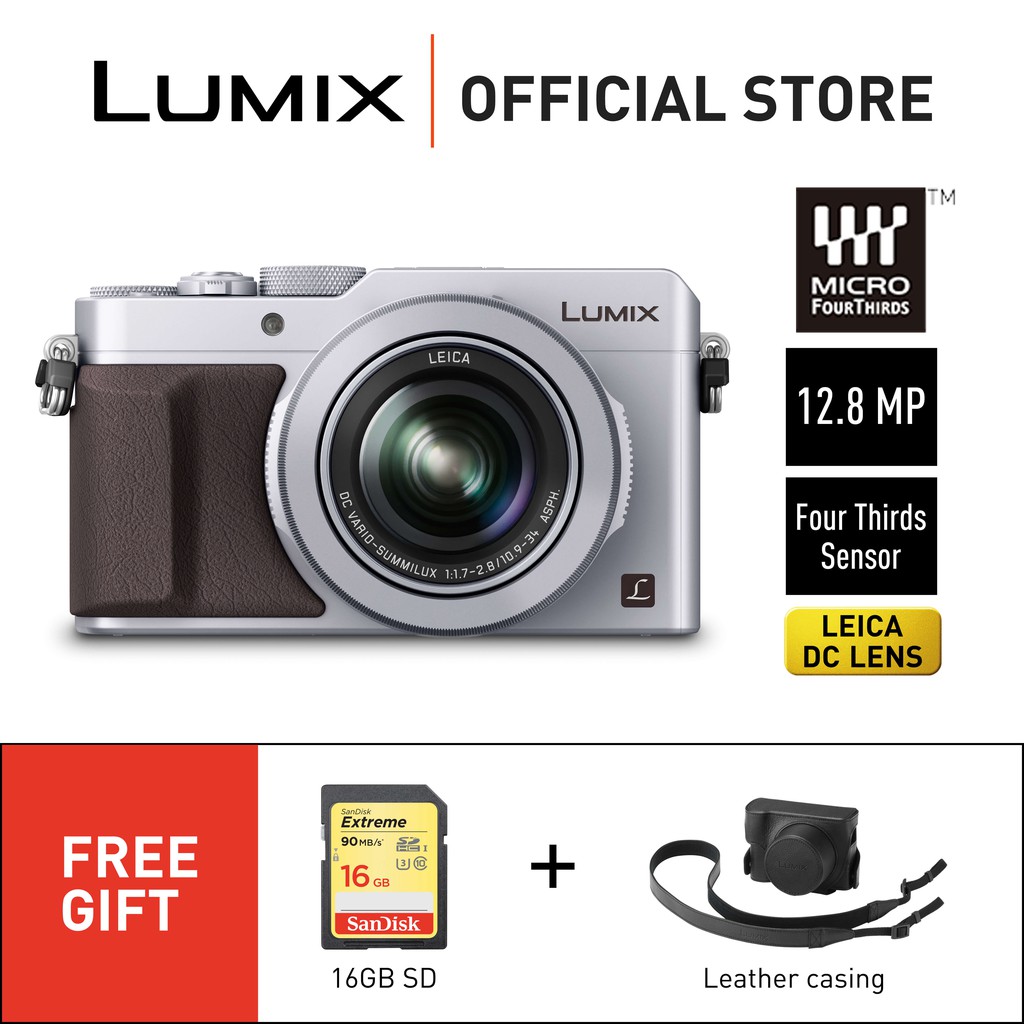 Panasonic Lumix DMC-LX100 4K Advance Creative Compact Camera (Black ...