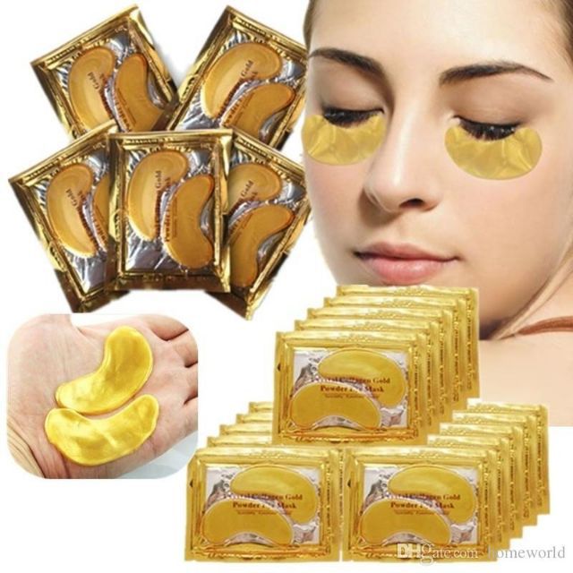 CRYSTAL COLLAGEN GOLD POWDER EYEMASK!! 👀 | Shopee Malaysia