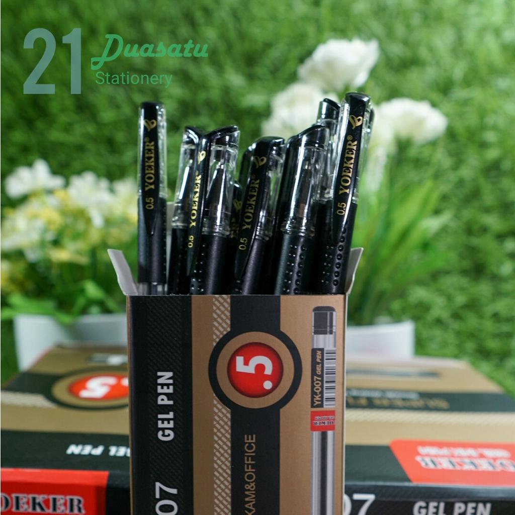 Yoeker YK-007 Gel Pen 0.5 mm (1 Dozen = 12 pcs) | Shopee Malaysia