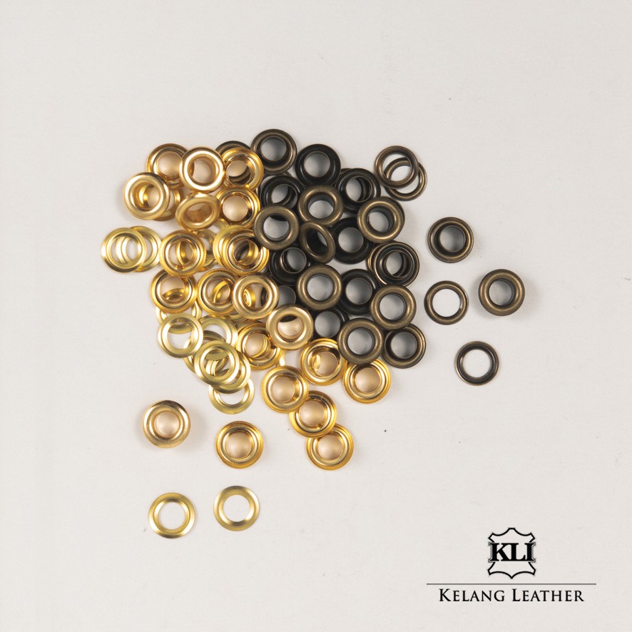 20 PCS Steel 6mm Eyelet Grommets Leather Craft Accessories DiY | Shopee ...