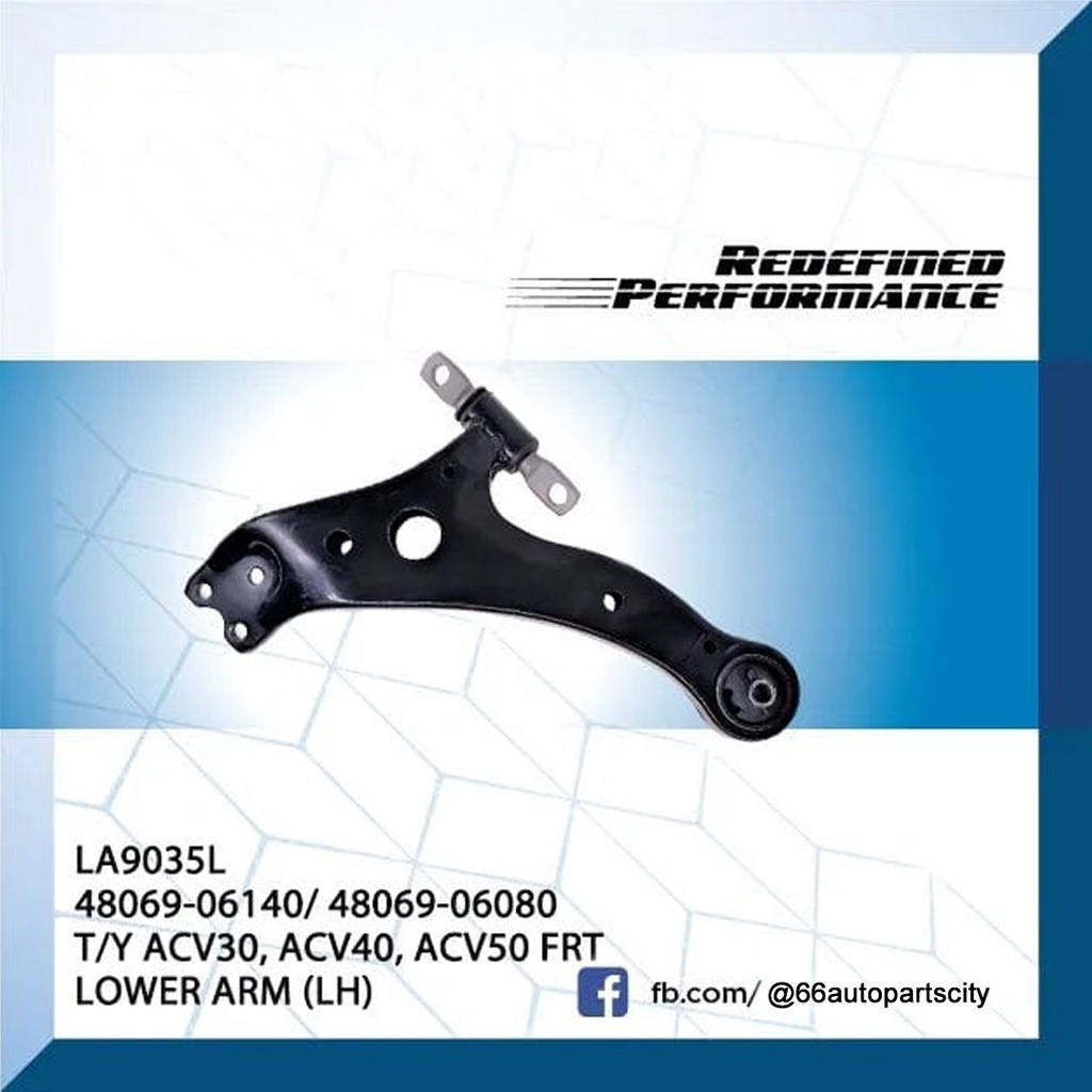 LOWER ARM TOYOTA CAMRY ACV30,ACV40,ACV50,ACR30,ANH10 (W/O B.JOINT) (MADE IN MALAYSIA) | Shopee ...