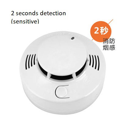 Smoke Detector (E-Type) Photoelectric Smoke Fire Detection Alarm ...