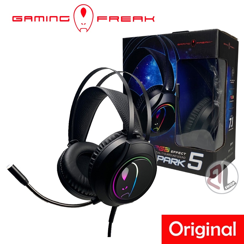 Official AVF Gaming Freak Spark 5 RGB 7.1 Virtual Gaming Headset USB ...