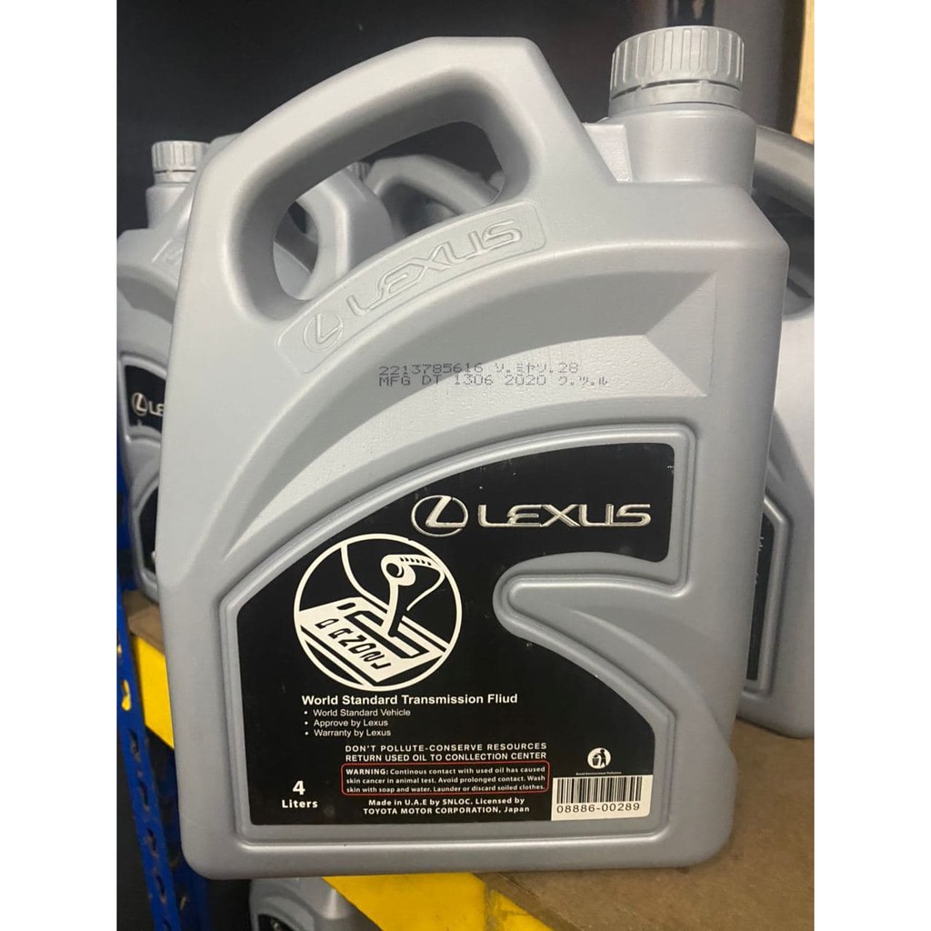Lexus ATF WS Automatic Transmission Fluid 4L (Original) 08886-00289 ...