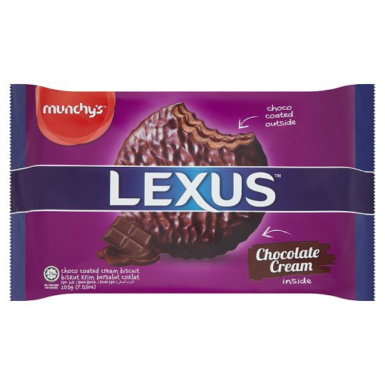 Munchy's Lexus Choco Coated Cream Biscuit 10 Sachets 200g | Shopee Malaysia
