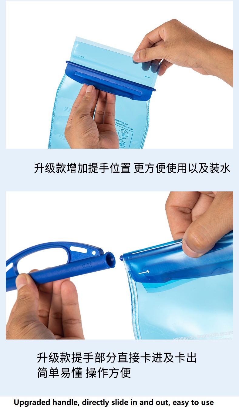 Outdoor Local Lion 5L Running Backpack Fit 6.8" Handphone 2L Water Bag Cycling Hiking Outdoor ...