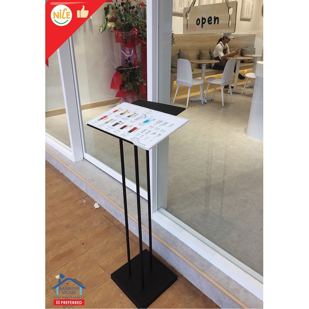 ️READY STOCK ️ SIMPLE & Elegant Menu Display Stand - 3 Shafts | Shopee ...