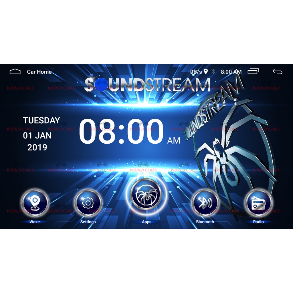TOYOTA WISH 2009-2019 SOUNDSTREAM 10" ANDROID IPS PLAYER FULL HD SCREEN ...