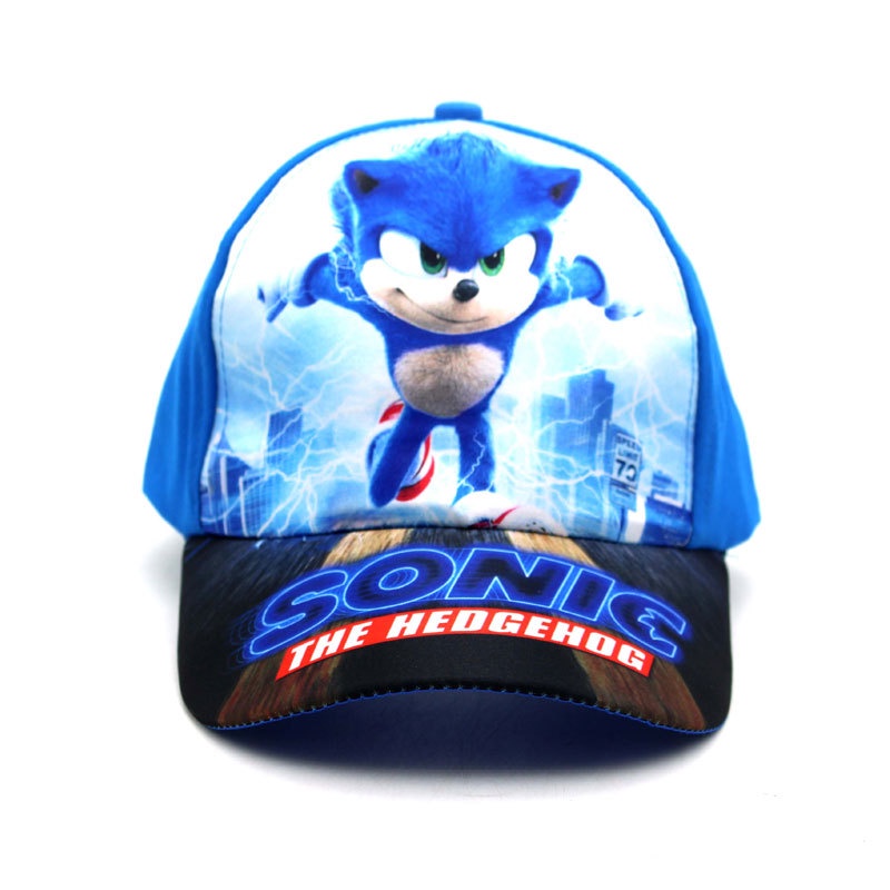 Sonic Kid Sun Hat Hedgehog Sonic Cartoon Children Baseball Cap | Shopee ...