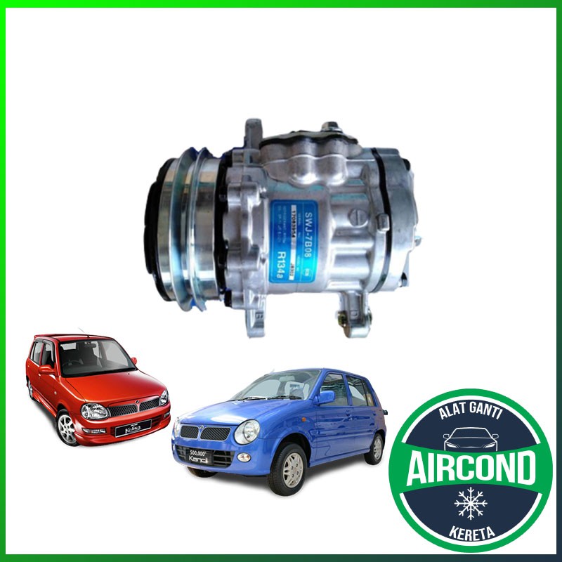 👍 NEW / BARU 👍 PERODUA KANCIL, KELISA SANDEN CHINA AIRCOND COMPRESSOR ...