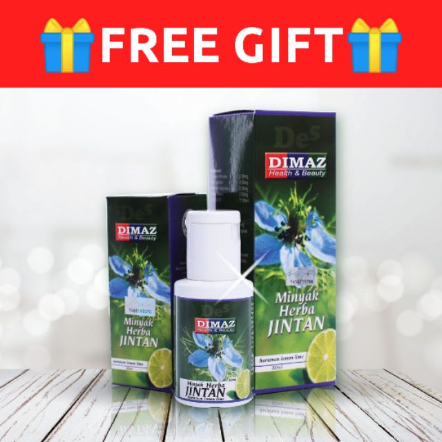 🎁FREE GIFT🎁MINYAK HERBA JINTAN ubat sakit saraf, migraine, asma, lutut ...