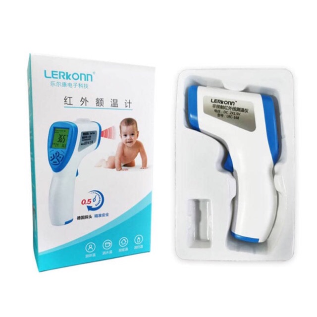 Infrared Body Thermometer Non-Contact IR Forehead Body Temperature ...