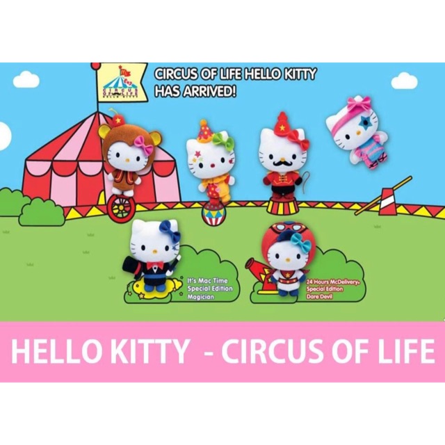 MCD HELLO KITTY - Circus of life 🎪 | Shopee Malaysia