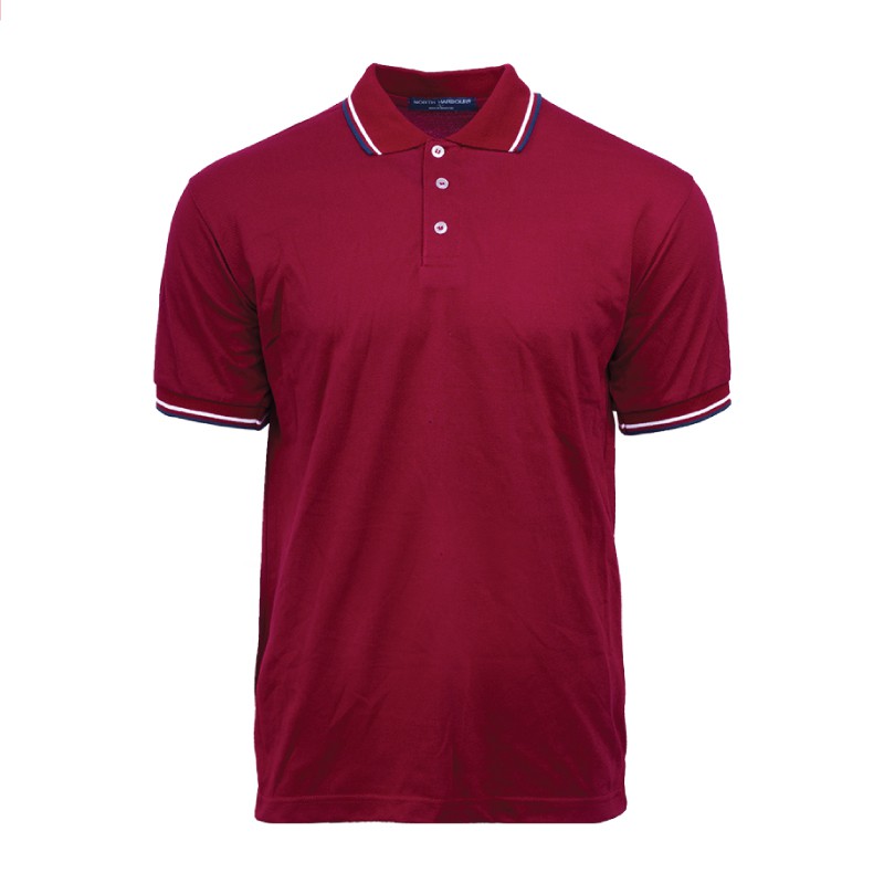 North Harbour Unisex Saffron Polo Cotton Polyester Premium Quality Men ...