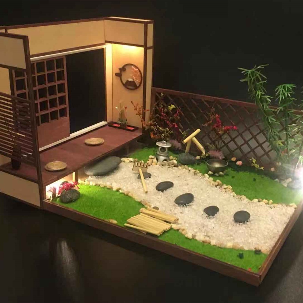« Fang Alley Model Play » Homer Handmade Bamboo Court Japanese Style ...