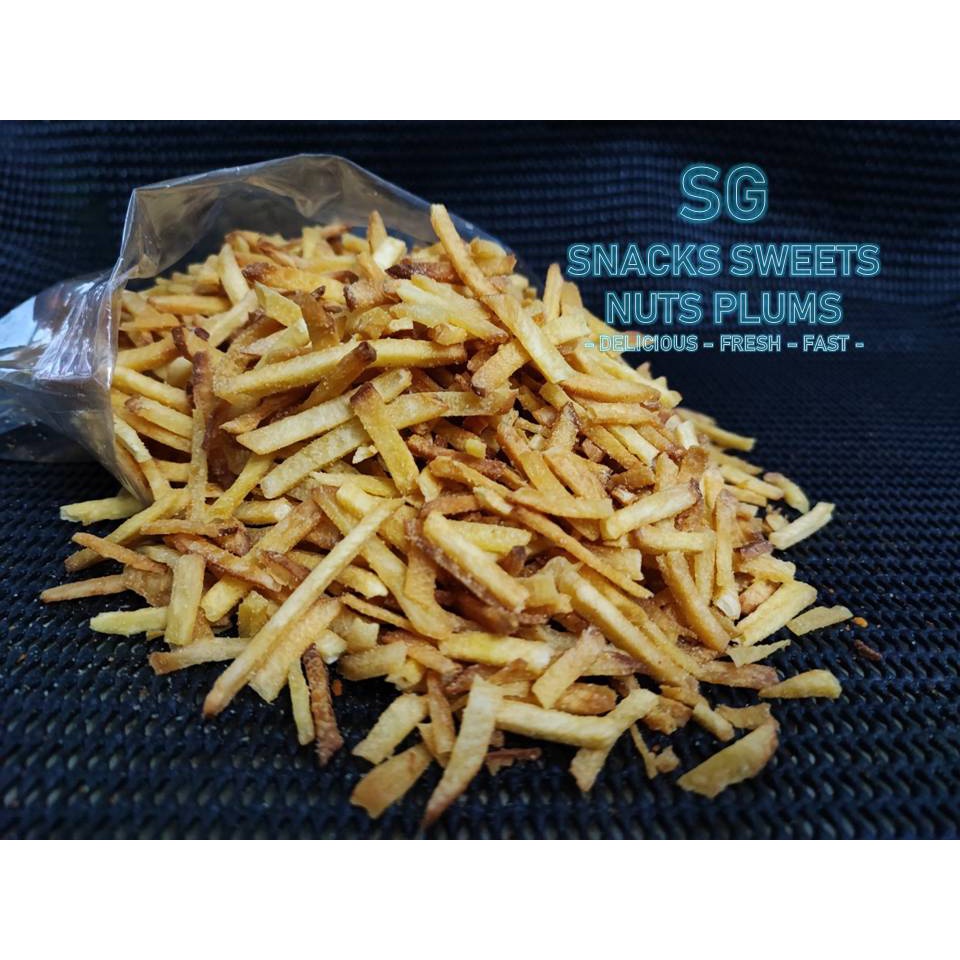 SG PENANG Salty Crispy Original Flavour Fries Tapioca Sticks Ultra Thin ...