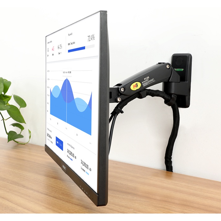 North BAYOU F120 WALL-Mounted COMPUTER MONITOR Bracket FOR SCREEN FROM ...