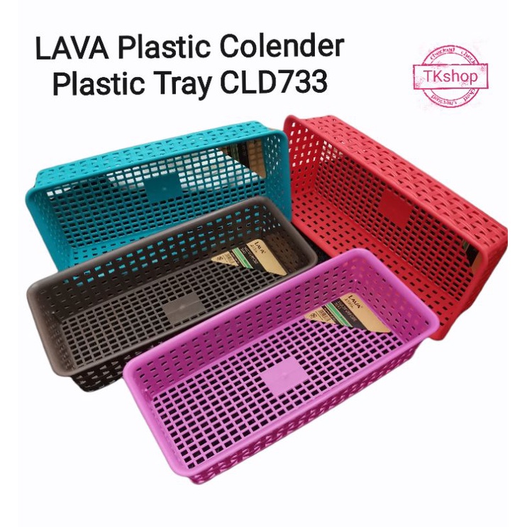LAVA Plastic Rectangular Tray CLD733/Plastic Colander | Shopee Malaysia