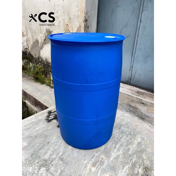 ReadyStock!!!🔥200Litre Tong Drum Biru Plastic/Blue Drum Plastik ...