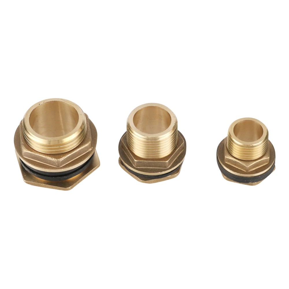 Garden 1/2" 3/4" 1" Male Threaded Brass Joint Pipe Single Loose Rotary ...