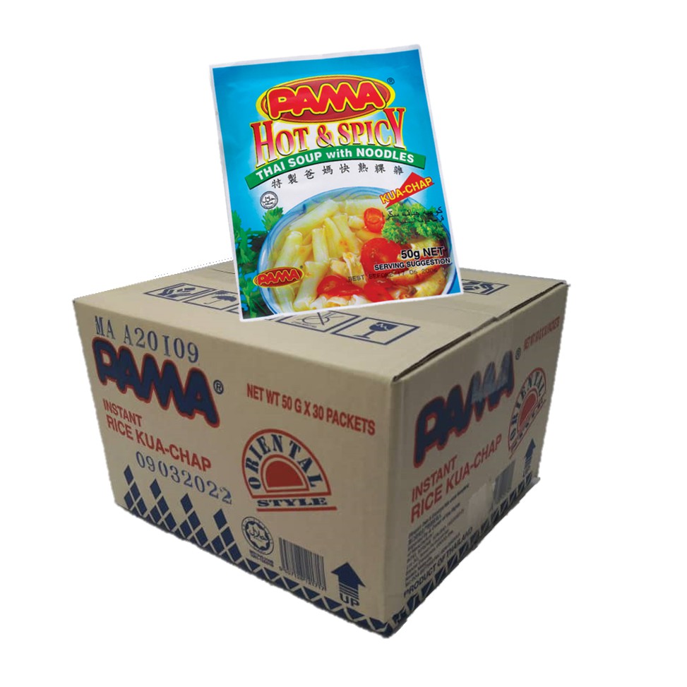 [BOX-PACKAGING BAHARU] PAMA Instant Hot & Spicy Kua Chap ...