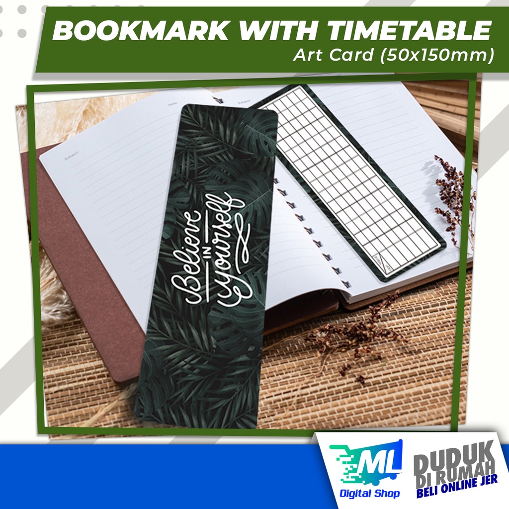 Bookmark With School Timetable for students (50x150mm) | Shopee Malaysia