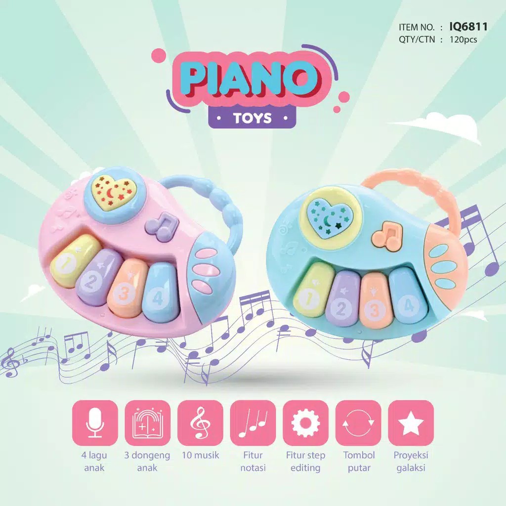 Iq Angel Piano Music Toy | Shopee Malaysia