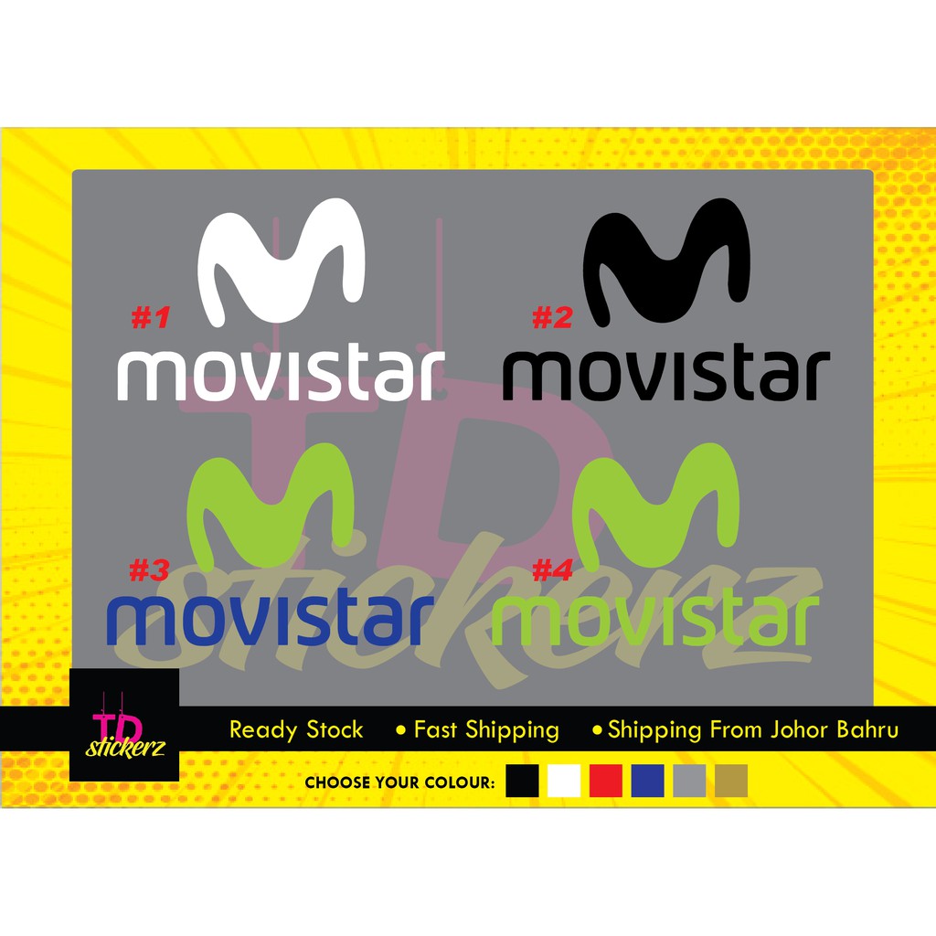 MOVISTAR LOGO DECAL STICKER | Shopee Malaysia