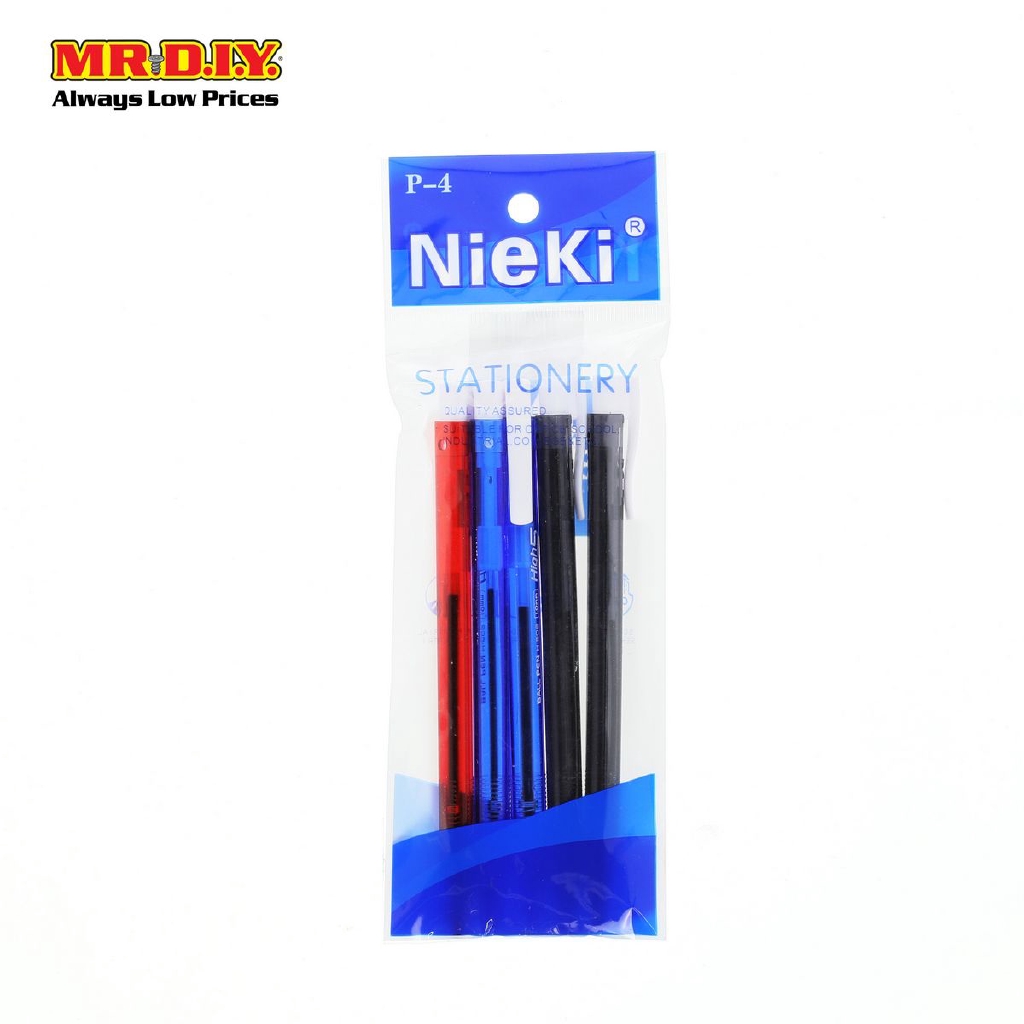 NIEKI Ball Pen (1.0mm x 5 Pcs) | Shopee Malaysia