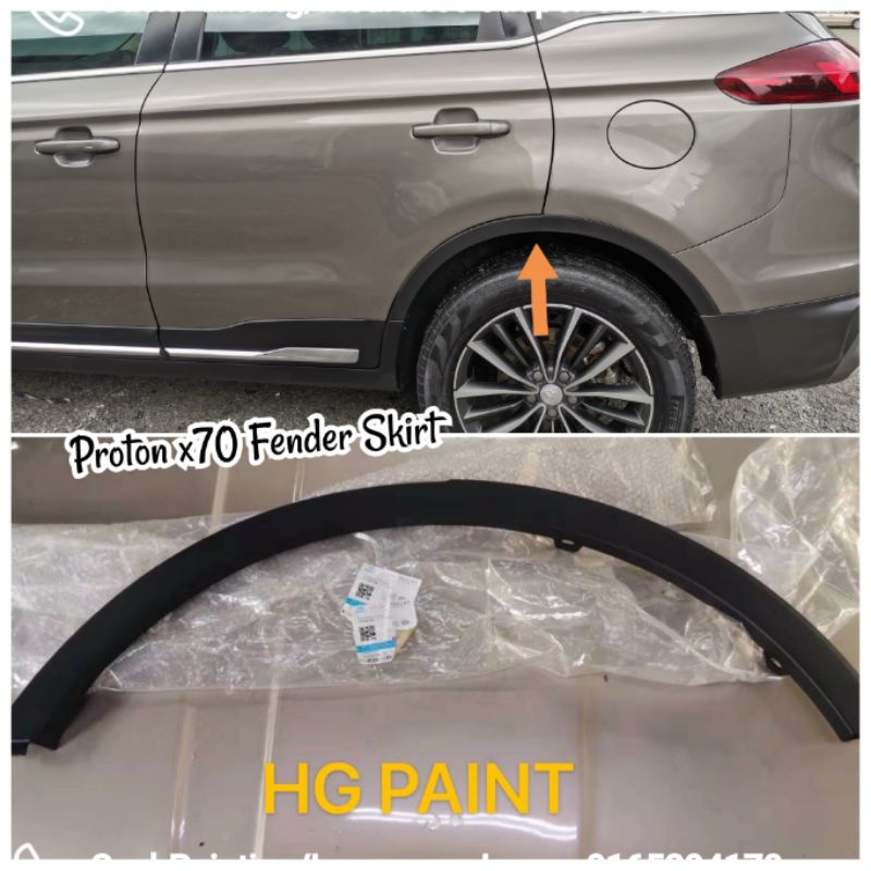 (ORIGNAL)Geely Proton x70 Rear Fender Skirt | Shopee Malaysia