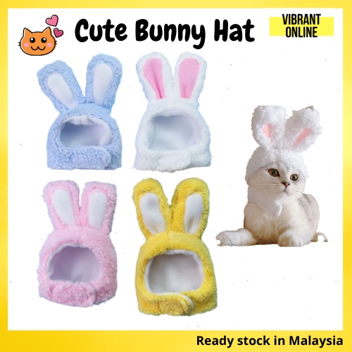 Bunny Ear Rabbit Hat Cat Hat Tik Tok Fashion Pet Costume | Shopee Malaysia