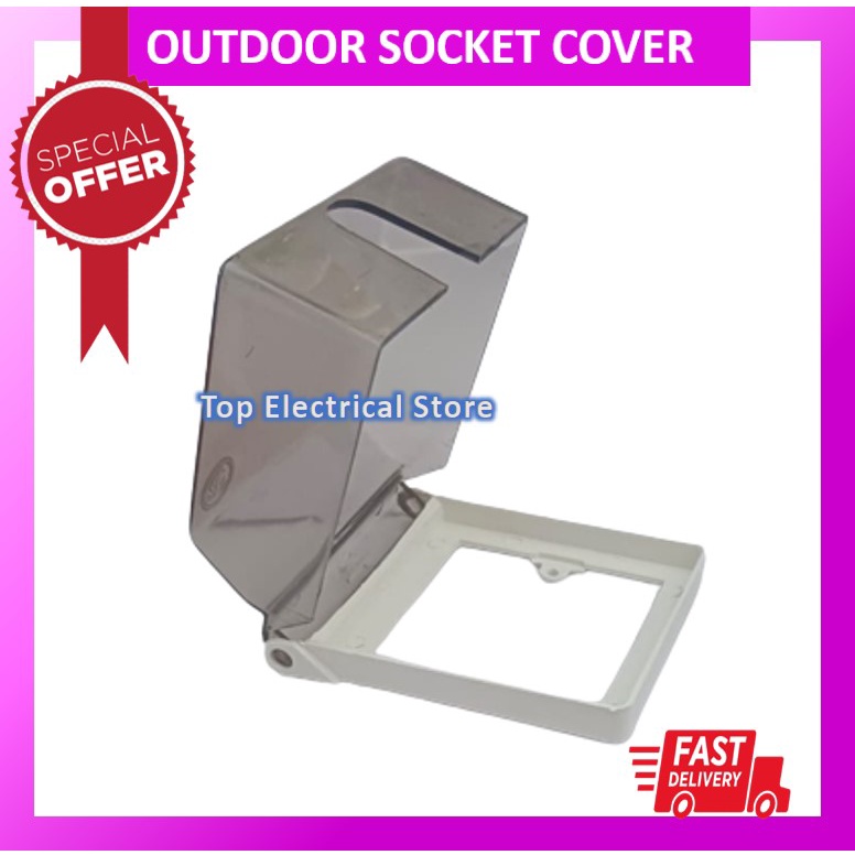 OUTDOOR SOCKET ENCLOSURE / WEATHERPROOF PROTECTIVE COVER | Shopee Malaysia