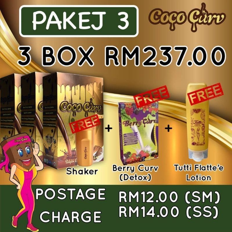 💥 PAKEJ 3 COKLAT SLIMMING SUPLEMEN💥 | Shopee Malaysia