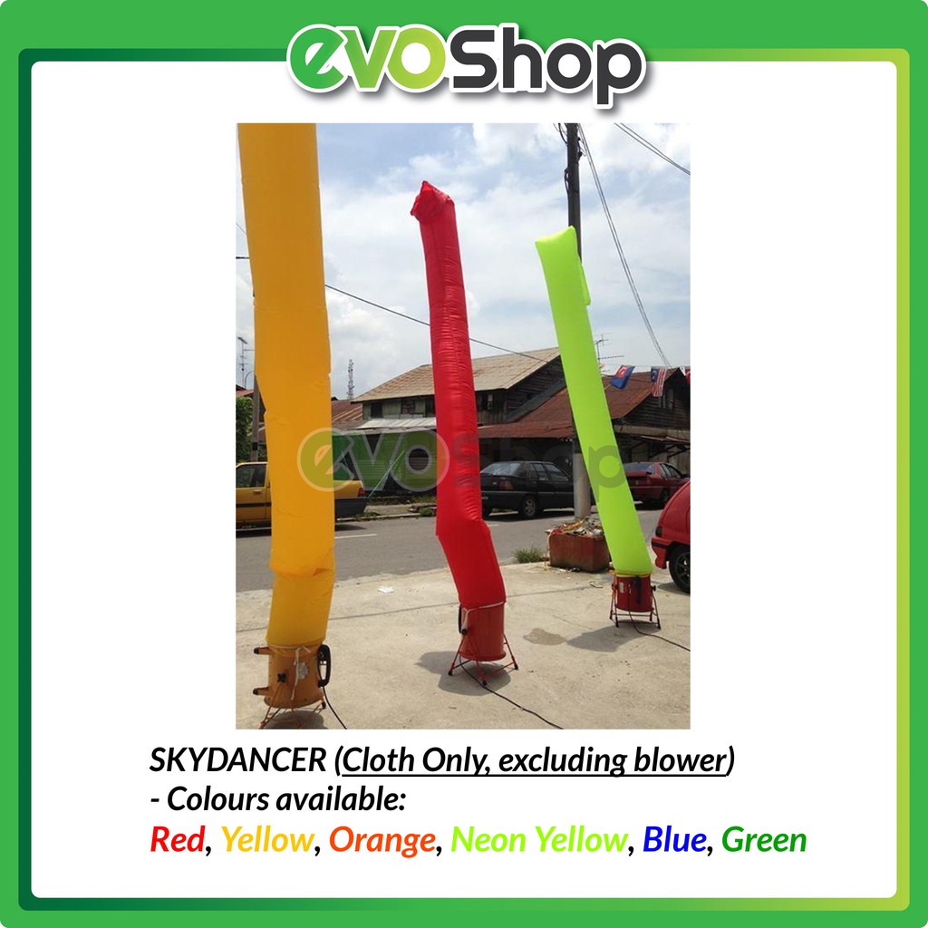 SKYDANCER Sky Dancer Cloth Only (plain colour) RED BLUE GREEN YELLOW ...