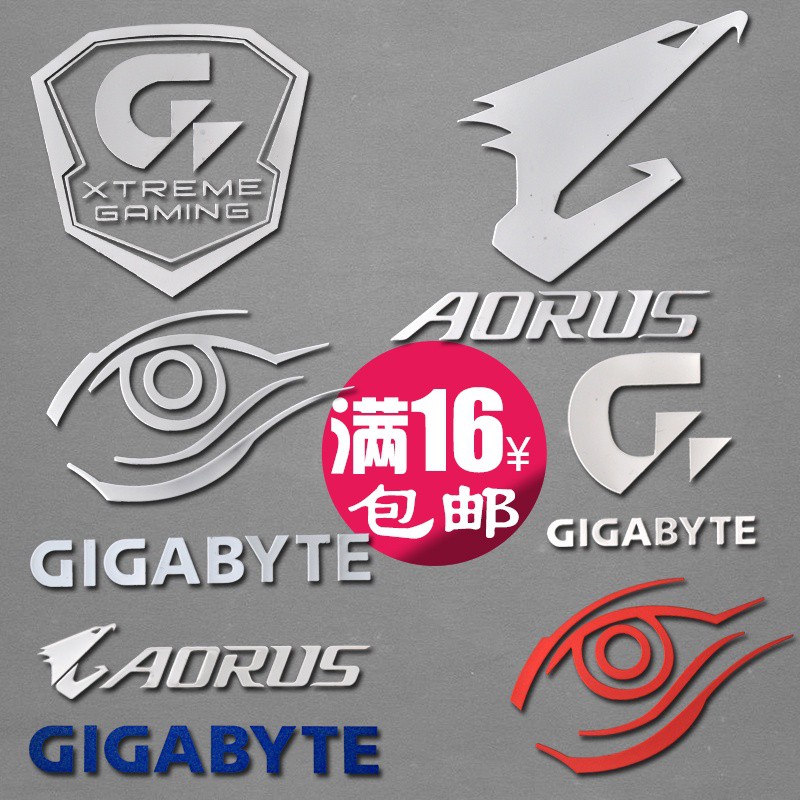 [New metal sticker] AORUS gaming firefly animation metal sticker mobile ...