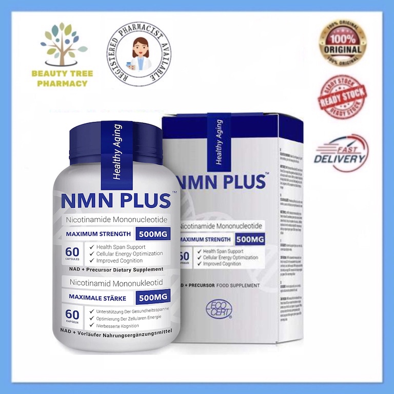NMN Plus Maximum Strength 500mg 60 capsules NAD + Precursor | Shopee Malaysia