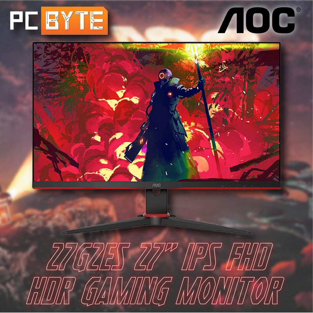 AOC 27G2E5 IPS 1ms 75Hz Full HD HDR FreeSync Gaming Monitor (27 ...
