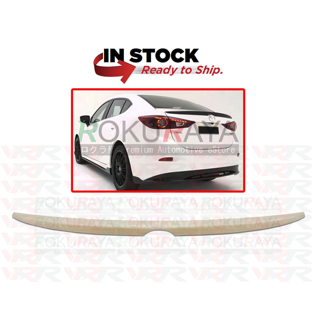 Mazda 3 BM BN 3rd Gen (2015) Original ABS Plastic OEM Style Rear Back ...