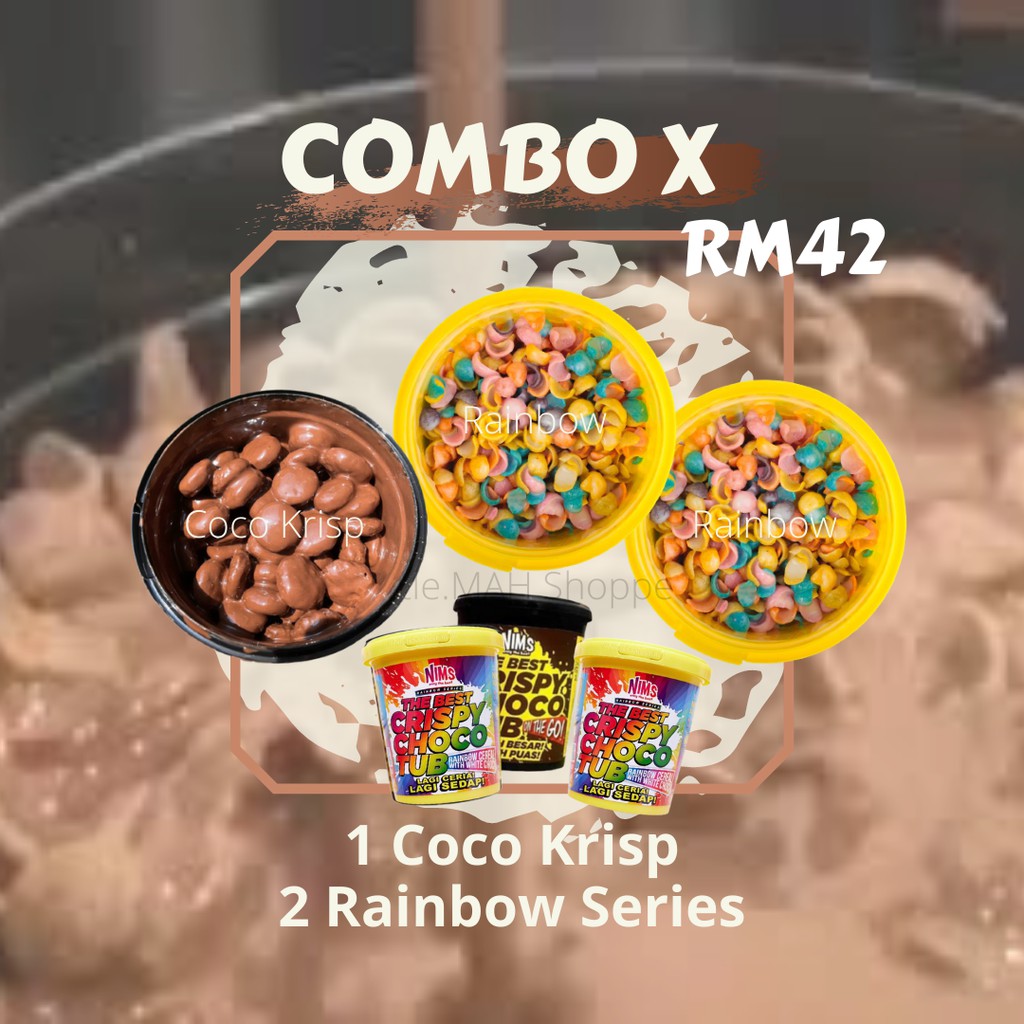 COMBO DEAL! NIMS Crispy Chocotub Chocojar Choco Jar Choco Tub | Shopee ...