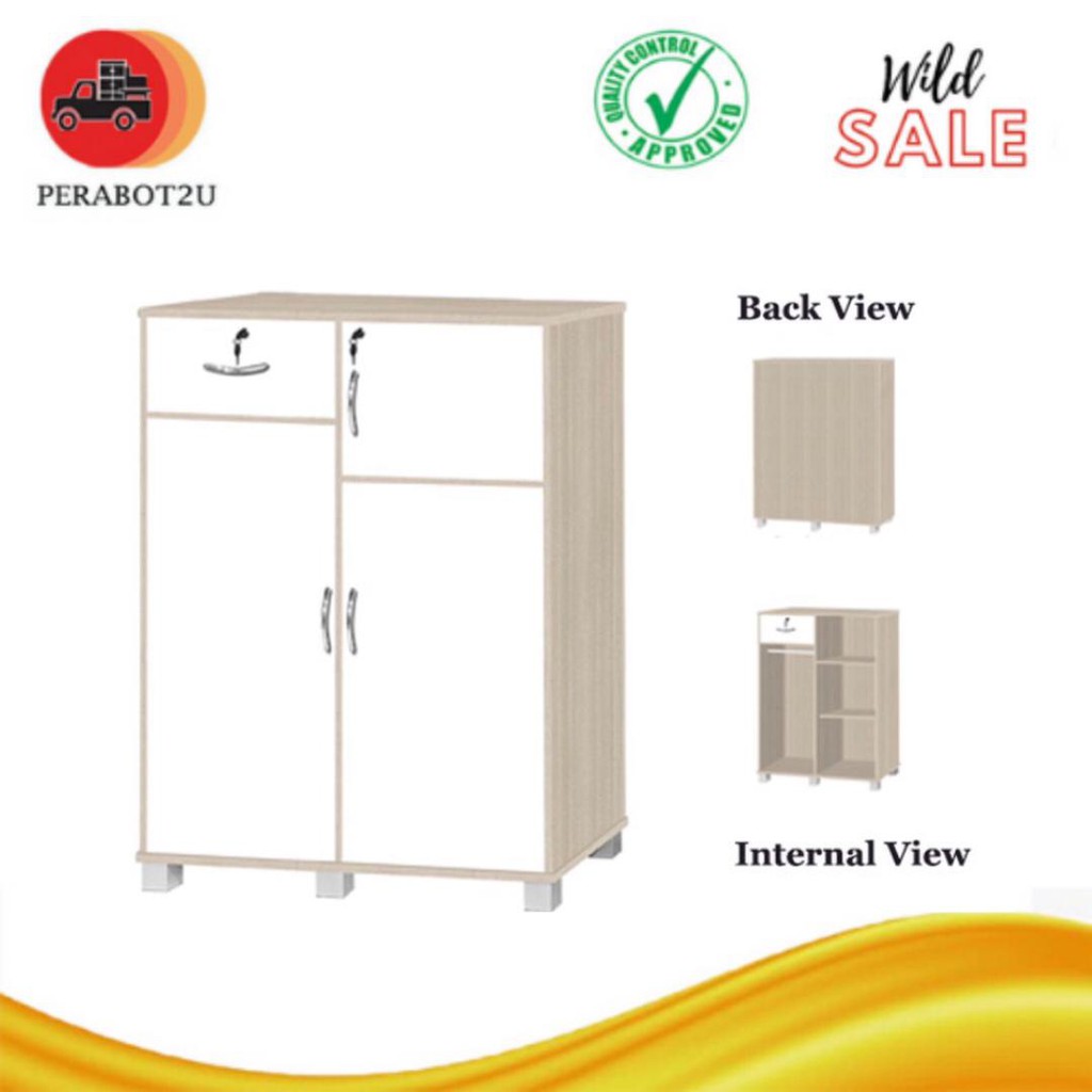 P2U WY 3 Door and 1 Drawer Cartoon Cabinet/ AlmariKartunBajuBudak ...