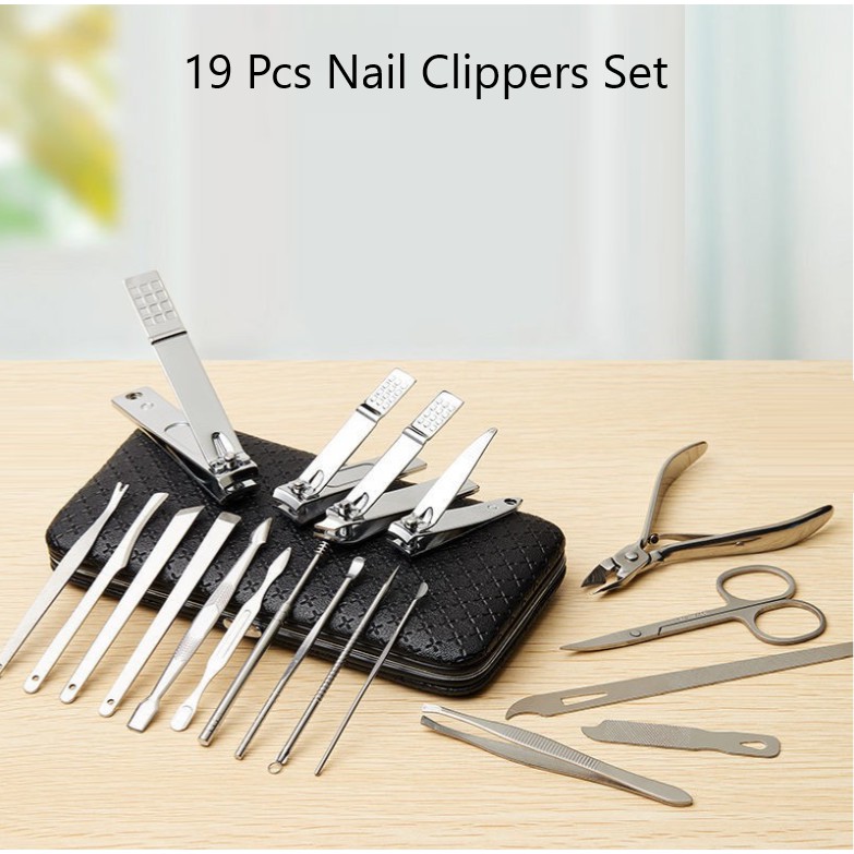 ( Ready Stock ) Nail Cutter Tool Set Nail Clippers Pedicure Set ...