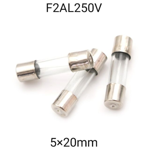 10 PCS FUSES 2A 250V FUSE 5×20MM F2AL250V GLASS TUBE | Shopee Malaysia