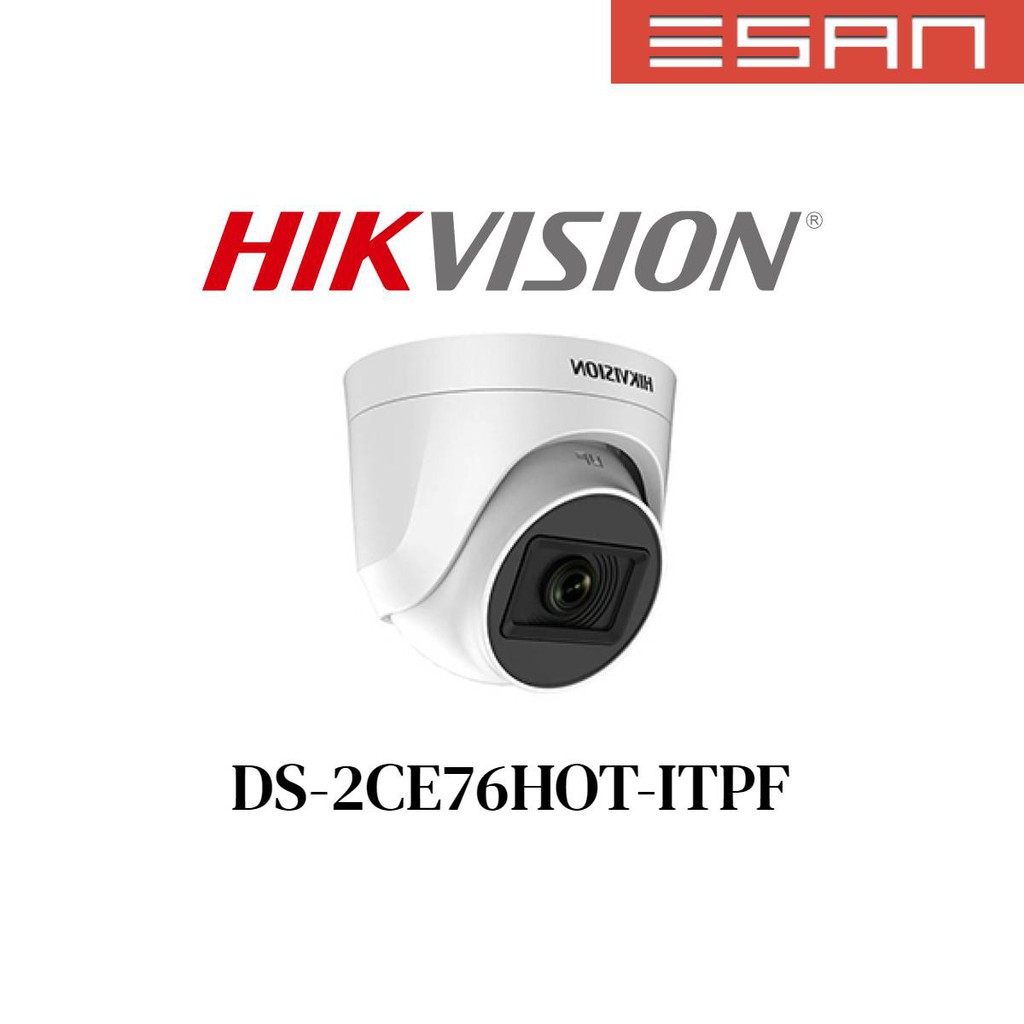 HIKVISION DS-2CE76H0T-ITPF 5MP INDOOR FIXED TURRET CAMERA 3.6MM ...