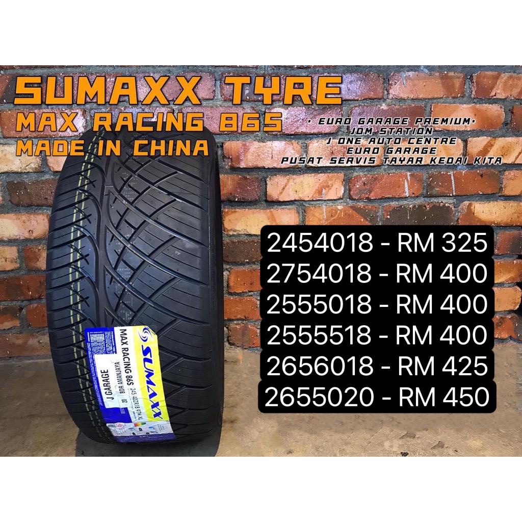 SUMAXX MAX RACING TYRE 18INCH TRITON LITE HILUX FORD RANGER INSPIRA EVO SKYLINE BMW MERCEDES ...