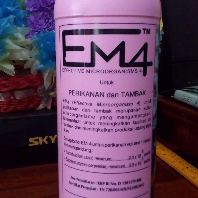 EM4 (1 liter) Effective Microorganisme 4 Perikanan dan Tambak | Shopee ...