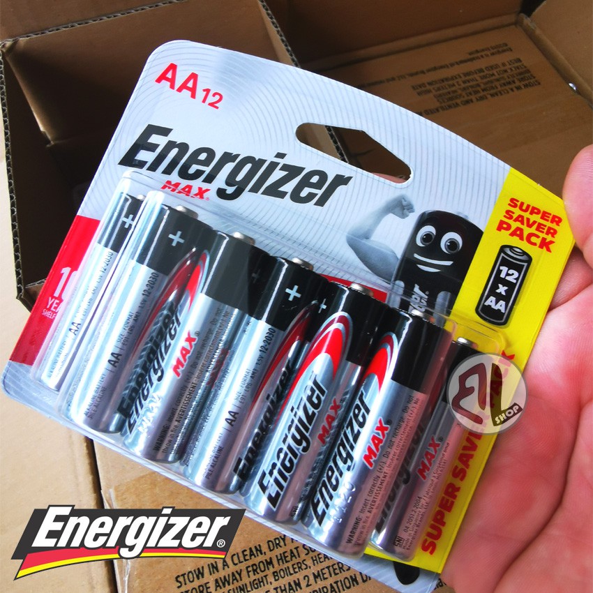 Official Energizer Max AA / AAA 1.5V Alkaline Batteries | Shopee Malaysia