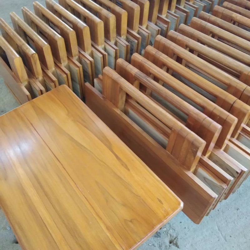 KAYU Teak wood study table / children's folding study table can be ...