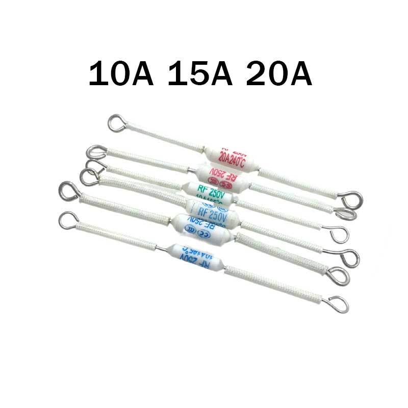 RF Rice Cooker Thermal Fuse 250V 10A 15A 20A Ceramic Temperature Fuse ...